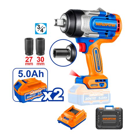 Llave De Impacto 1280nm 20v 5pcs Wcd1b128 Wadfow Peru L Tienda