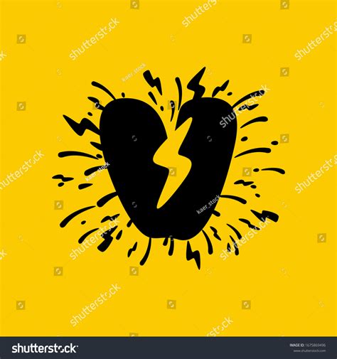 V Letter Logo Lightning Negative Space Stock Vector Royalty Free 1675869496 Shutterstock
