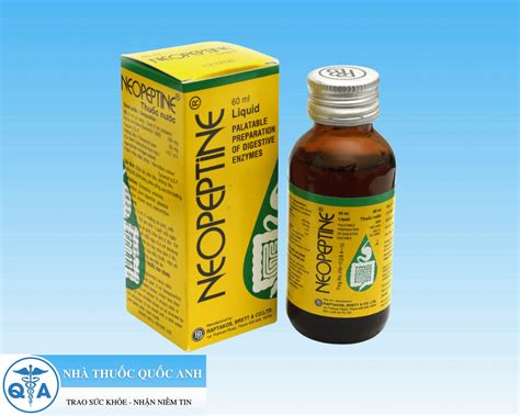 Neopeptin Siro Hỗ Trợ Tiêu Hóa Giảm Chướng Bụng đầy Hơi