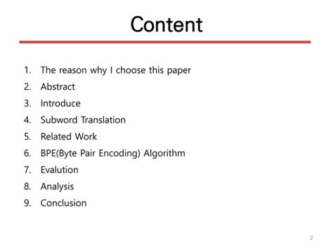 Neural Machine Translation Of Rare Words With Subword Units Ppt