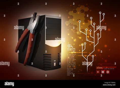 Computer Repair Service Concept Stock Photo Alamy