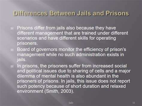 Exploring Jail Operations 932 Words Presentation Example