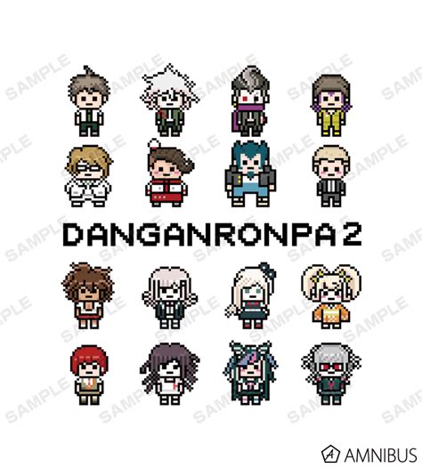 ダンガンロンパ1・2 Reload ドット絵モチーフパーカー Verbメンズ Amnibusアムニバス