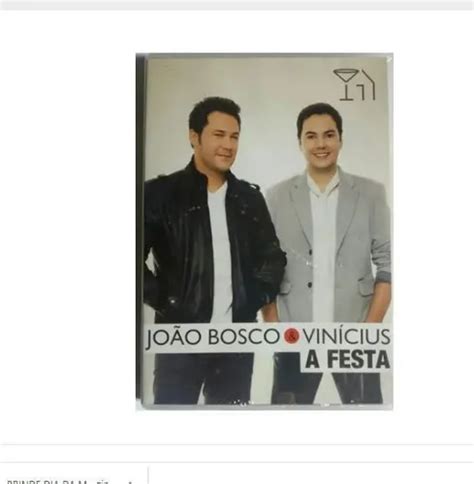Dvd João Bosco E Vinícius A Festa Parcelamento Sem Juros
