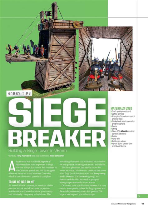 Michigan Toy Soldier Company Miniature Wargames Magazine Miniature