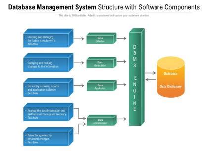 Database Structure PowerPoint Presentation And Slides SlideTeam