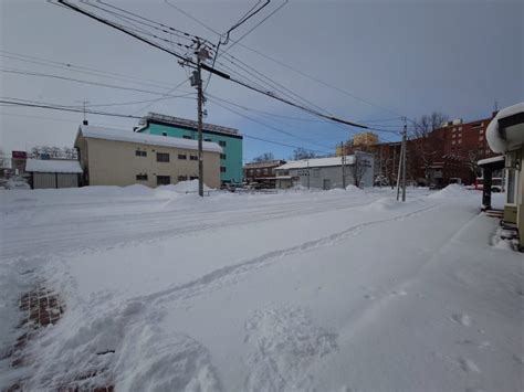 ちょっと雪が積もりました帯広エリア 帯広ドットコムブログ不動産業の中で