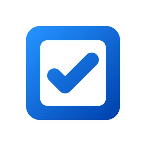 Check Box Generic Gradient Fill Icon