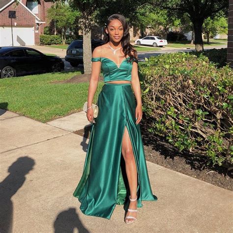 Dark Green Satin Prom Dress Dresses Images 2022