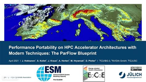 Performance Portability On Hpc Accelerator Architectures With Modern Techniques The Parflow