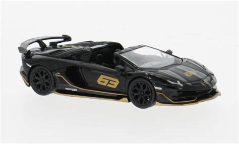 Diecast Model Cars Lamborghini Aventador 164 Mini Gt Svj Roadster