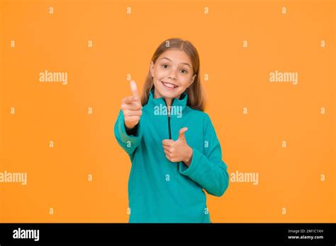 Good Choice Happy Girl Pointing Gun Hand Gesture Target And Targeting