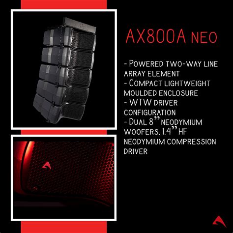 Axiom Pro Audio The Ax800a Neo Offers A Simple But