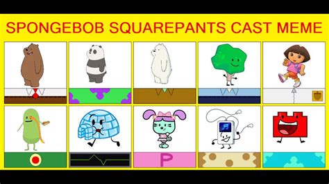 Spongebob Squarepants Cast Meme 5 By Maxmvg04 On Deviantart