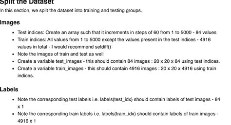 Solved In This Section We Split The Dataset Into Training Chegg