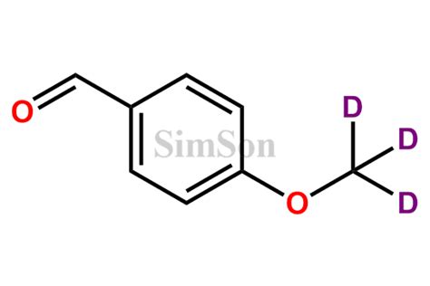 4 Methoxy D3benzaldehyde Cas No 342611 04 5 Simson Pharma Limited