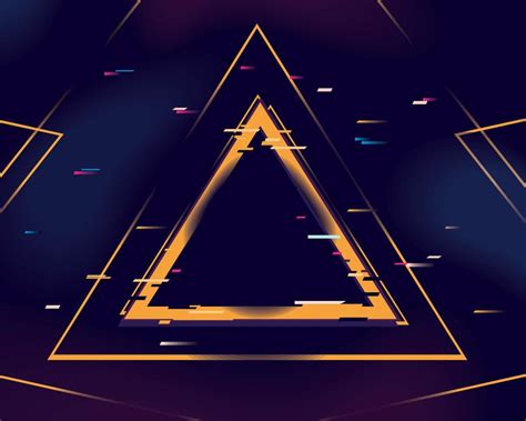 Caution Triangle With Gradient Style 10032369 Vector Art At Vecteezy