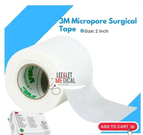 3m Micropore Surgical Tape 2inch Lazada Ph