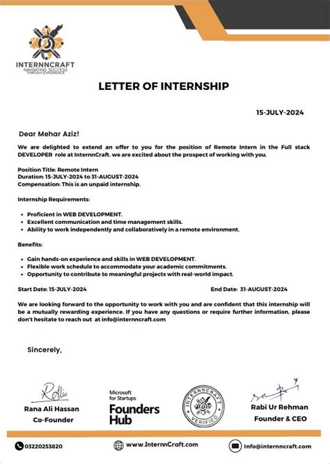 Mehar Aziz On Linkedin Internship Newbeginnings Careergrowth
