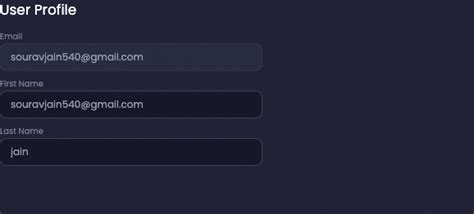 🐛 Bug Report Better Ux For User Profile Section · Issue 4115