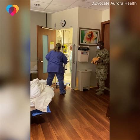Military Husband Surprises Wife Just Before She Gives Birth Grab The