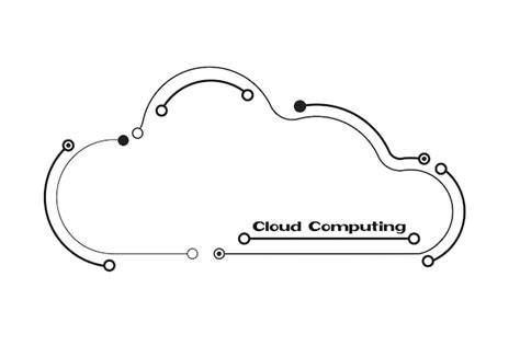 Premium Vector Cloud Computing Concept Circuit Board Eps10 Vector Format