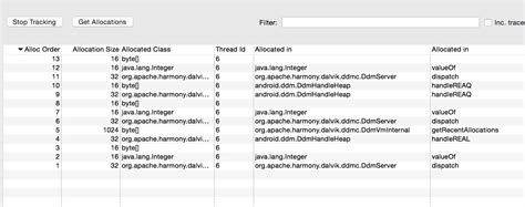android性能专项测试之allocation tracker device monitor allocation tracking 怎么看 csdn博客