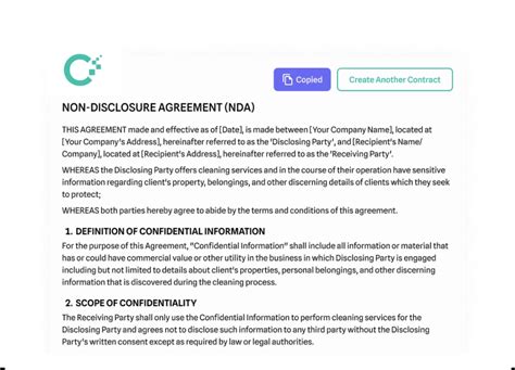 Contractai Create Contracts In Seconds For Your Cleaning Business