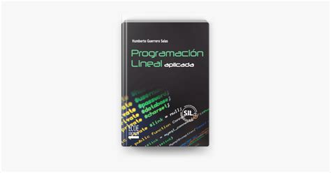 ‎programación Lineal Aplicada En Apple Books