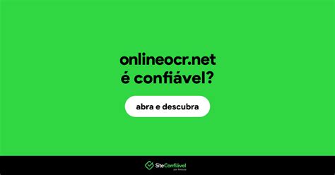 é Confiável Onlineocr é Segura Site Confiável