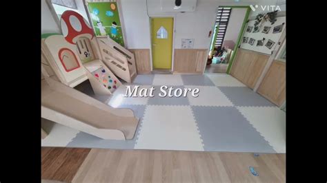 학교 유치원 어린이집 유희실 놀이방 바닥 국산 Eva 대형 퍼즐매트 설치 매트스토어 Youtube