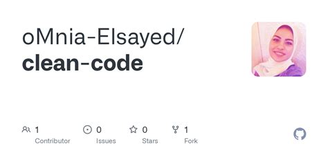 GitHub OMnia Elsayed Clean Code