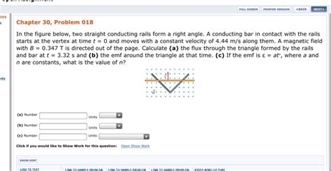 Solved In The Figure Below Two Straight Conducting Rails Chegg