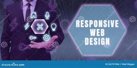 handwriting text responsive web design concept meaning web page creation that makes use of