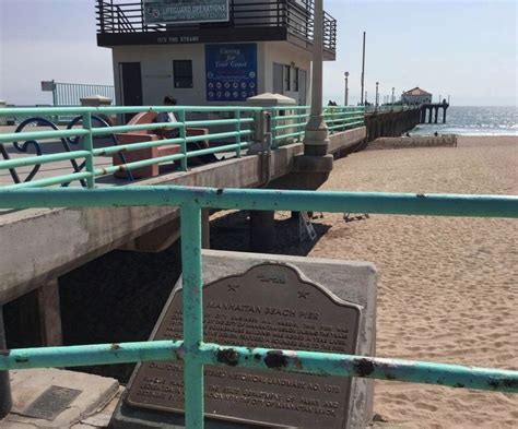 Manhattan Beach Pier Historical Marker