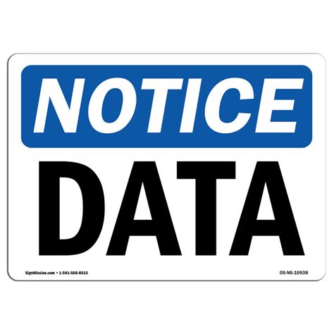Signmission Osha Notice Data Sign Wayfair