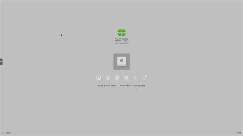 Clover Boot Menu Initial Nicholas Sherlock