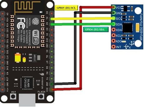 Micropython Mpu 6050 Esp32esp8266 Accelerometer Gyroscope