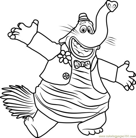 Inside Out Bing Bong Printable Coloring Pages