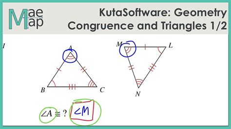 KutaSoftware Geometry Congruence And Triangles Part 1 YouTube