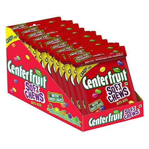Center Fruit Soft Chews Candy Pouch 720 G Pack Of 12 Techglare Deals
