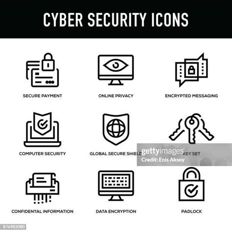 605 Cyber Threats Icon High Res Illustrations Getty Images