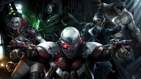 Suicide Squad Anti Hero Deadshot Harley Quinn Katana Captain