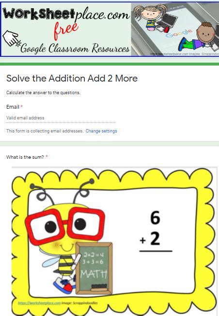 One Digit Adding 2 More Worksheets