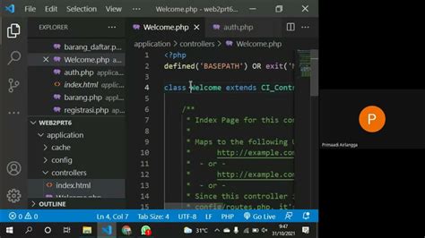 Bahasa Pemrograman Web 2 2021 Pendalaman 06 Input Database Youtube