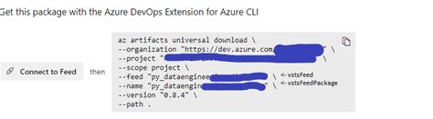 Azure Artifacts Where To Find Vstsfeed And Vstsfeedpackage To Set