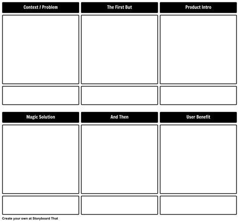 Product Solution Benefit Template Storyboard Par Aaron Sherman