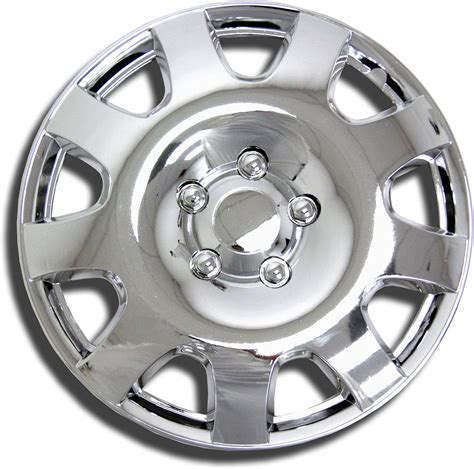 Amazon TuningPros WSC C Chrome Hubcaps Wheel Skin Cover Inches Silver Set Of