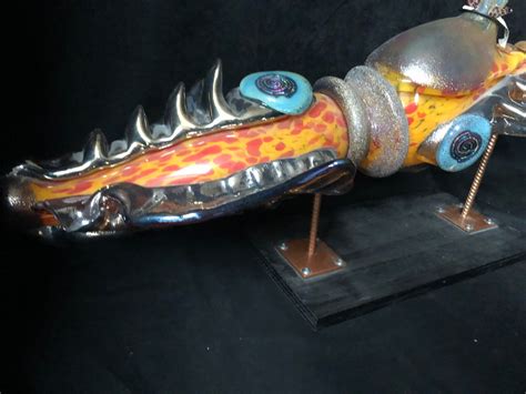 The Squid 34 Blown Glass Bong W Stand