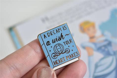 A Dream Is A Wish Pin Etsy Pin Hard Enamel Pin Hard Enamel
